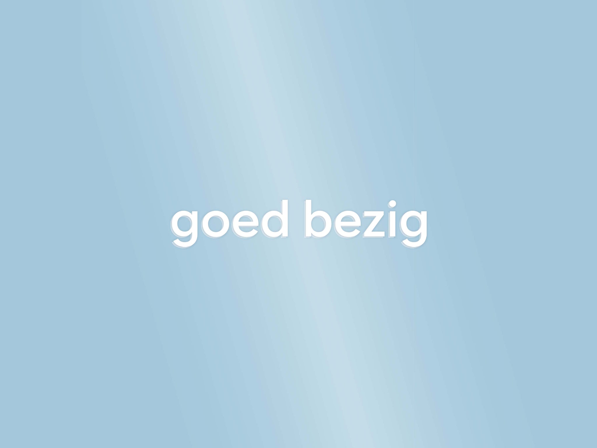 spiegelboodschap - goed bezig